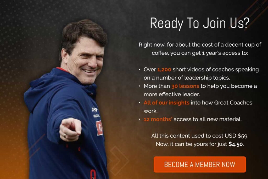 Charlie Walsh - Great Coaches